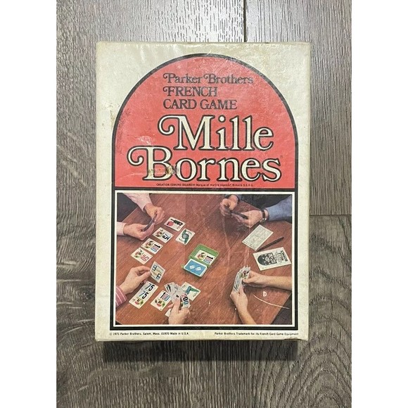 Parker Brothers | Games | Parker Brothers Mille Bornes Card Game 971 ...